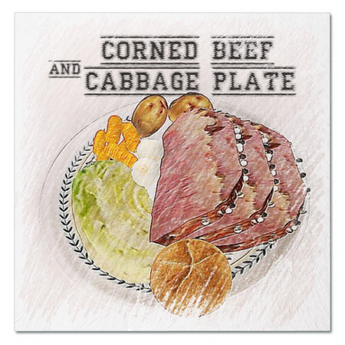 Second Life Marketplace - UA [FP-texture] DFS Corned Beef And Cabbage Plate